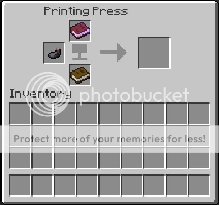 Printing Press - Suggestions - Minecraft Discussion - Minecraft Forum ...